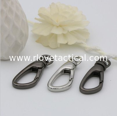 Durable black metal snap hook,small snap hook with zinc alloy material