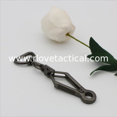 Factory direct sales specifications complete variety of zinc alloy d ring snap hook,metal snap hook with gunmetal color