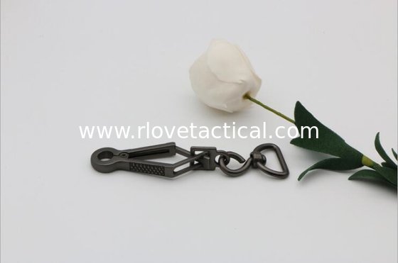 Factory direct sales specifications complete variety of zinc alloy d ring snap hook,metal snap hook with gunmetal color