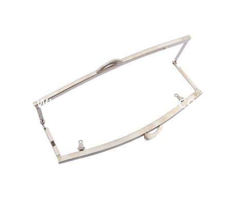 Best quality ladies metal clutch wallet frame,clutch bag metal frame 220*65mm
