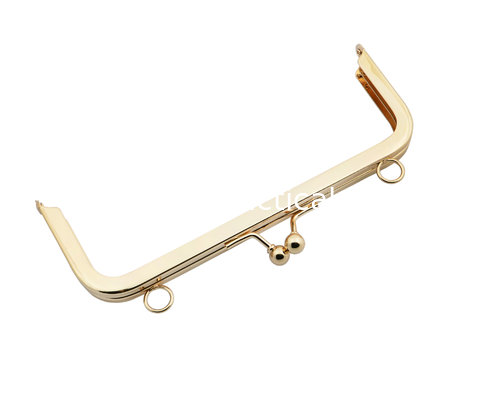 Novelty design new style metal wallet frame,light gold metal frame wallet 180*65mm