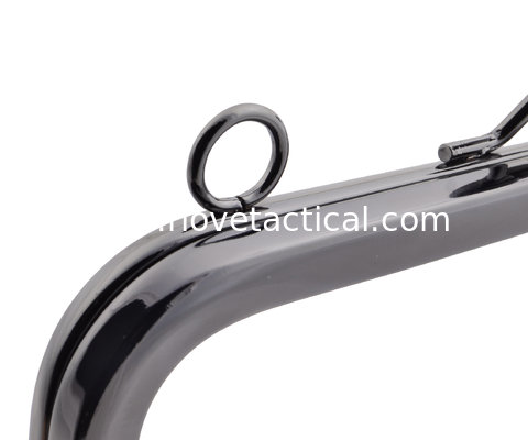 Factory direct selling metal wallet frame ,175*65mm gunmetal metal frame for purse
