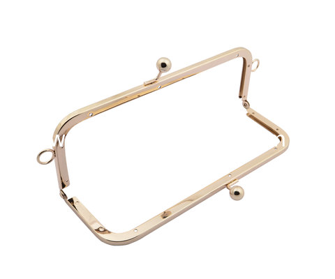 Modern purse metal frame,evening bag metal frame with black plastic box