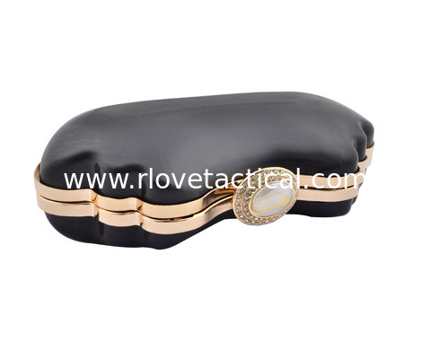 Handbag hardware accessories metal frame with plastic box,purse box and frame for sales