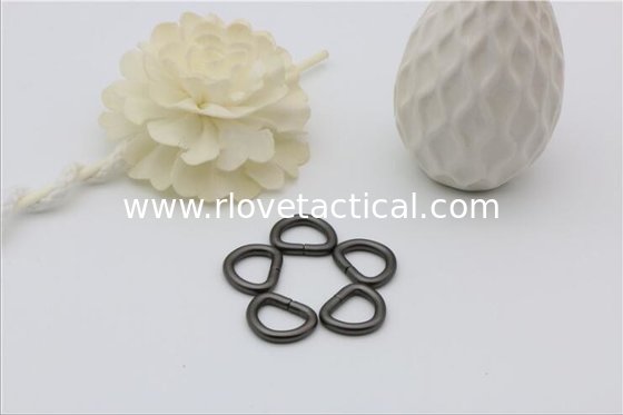 2018 Fashion 1/2 inch small wire iron d ring,gunmetal color bag D ring accessories