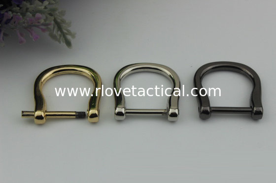 Nickel Plated Metal D Ring Buckle Bag Fittings,18MM Zinc Alloy D-ring For Handbag