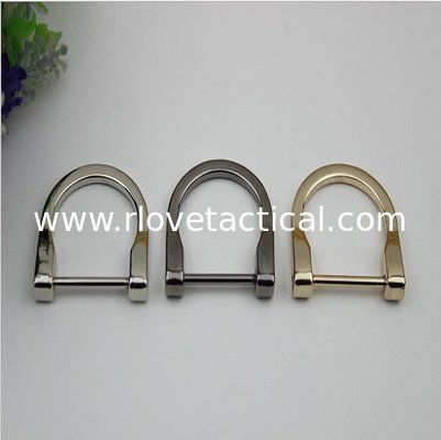 25MM Light gold metal d ring buckle,various color select d-ring metal for handbag