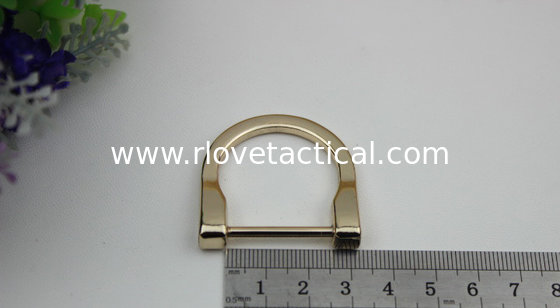25MM Light gold metal d ring buckle,various color select d-ring metal for handbag