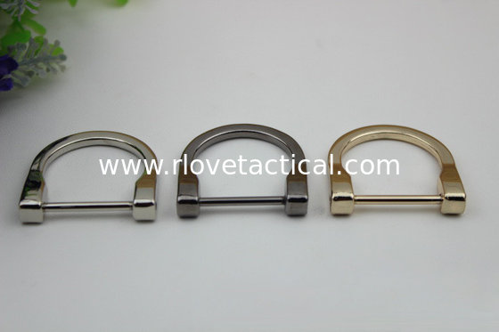 25MM Light gold metal d ring buckle,various color select d-ring metal for handbag