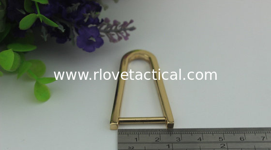 Bag Accessories Light Gold Metal D Ring Hardware,24MM Zinc Alloy D-ring Buckles