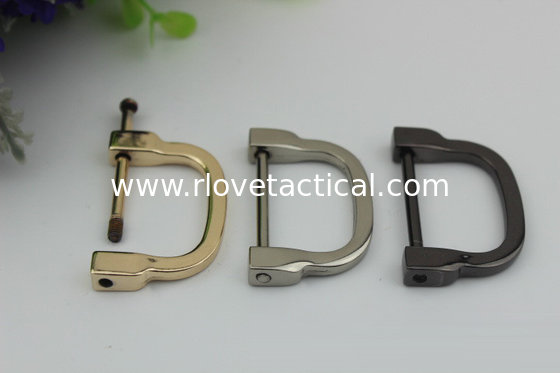 Factory Supply 31mm Zinc Alloy D Ring&Light Gold D Shape Buckles for Handbag