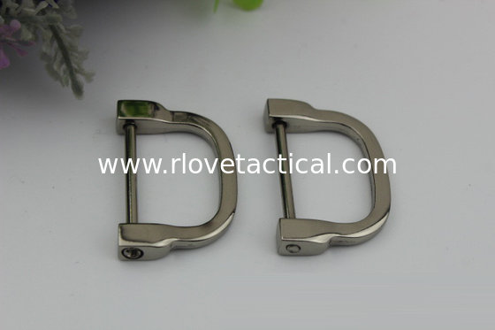 Factory Supply 31mm Zinc Alloy D Ring&Light Gold D Shape Buckles for Handbag