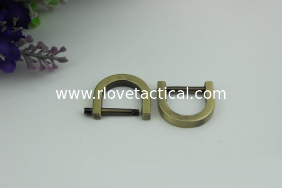 15MM Fashion Small Metal D Ring Buckle,Nickel Color D-ring Bag Accessories