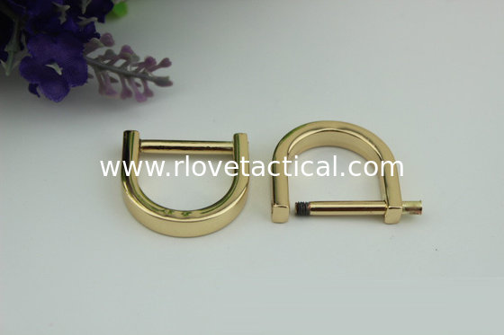 15MM Fashion Small Metal D Ring Buckle,Nickel Color D-ring Bag Accessories