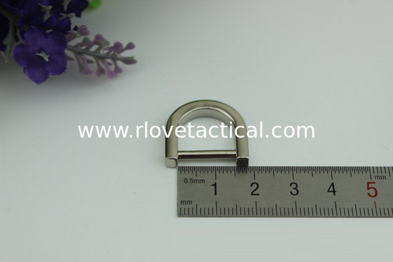 15MM Fashion Small Metal D Ring Buckle,Nickel Color D-ring Bag Accessories