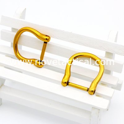 Metal handbag buckles OEP D ring,d shape adjustable buckle for leather