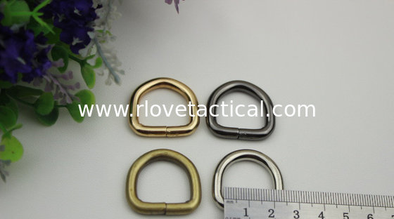 Low cost bag accessories open iron wire d ring,20mm metal d ring for handbag