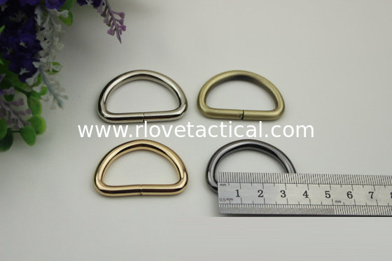 Cheap good quality welded D ring,all kinds of color wire iron welded ring 32mm