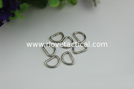 OEM cheaper metal wire iron D-ring,10mm metal d ring with 1.5mm thickness