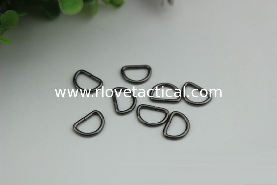 OEM cheaper metal wire iron D-ring,10mm metal d ring with 1.5mm thickness