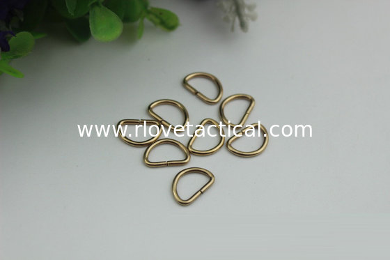 OEM cheaper metal wire iron D-ring,10mm metal d ring with 1.5mm thickness
