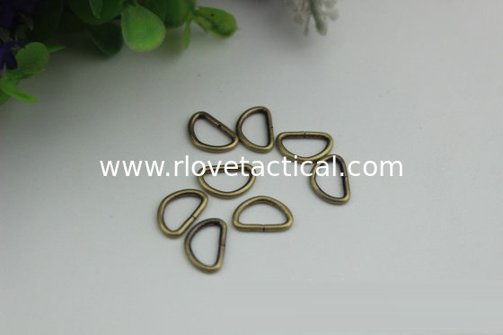 OEM cheaper metal wire iron D-ring,10mm metal d ring with 1.5mm thickness