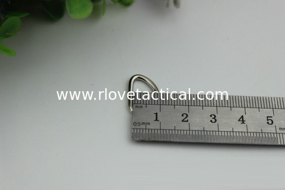 Supply handbag metal welded d ring,various colors wire iron metal d ring 13mm