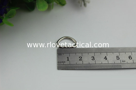 Supply handbag metal welded d ring,various colors wire iron metal d ring 13mm