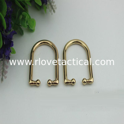 2018 China factory hot selling best quality lowest pice zinc alloy D shape bag accessories