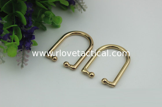 2018 China factory hot selling best quality lowest pice zinc alloy D shape bag accessories