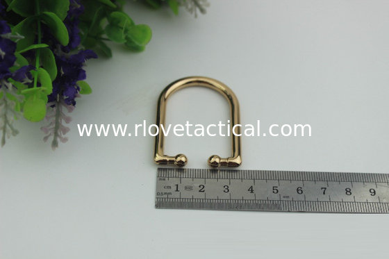 2018 China factory hot selling best quality lowest pice zinc alloy D shape bag accessories