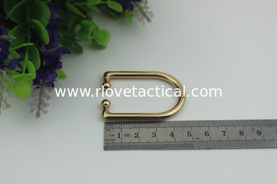 2018 China factory hot selling best quality lowest pice zinc alloy D shape bag accessories