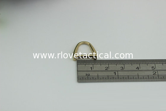Best fashion gun metal color zinc alloy d ring,11mm metal bag d ring