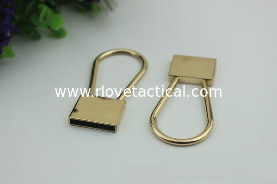 2018 Fashionable hot sale new products bag metal accessories, D shape metal fitting for handbag strap