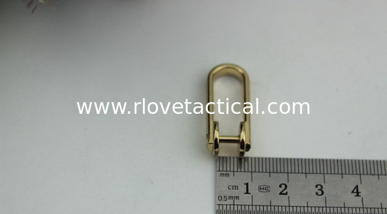Handbag bag metal accessory d ring,easy removeble d shape bag strap buckle