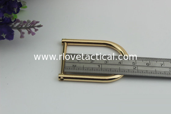 High quality metal adjuster d ring buckle,easy datechable bag strap buckle 28mm