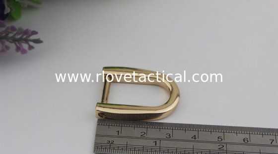 Simple design various colors removeble zinc alloy 15mm D ring strap metal buckles for handbag