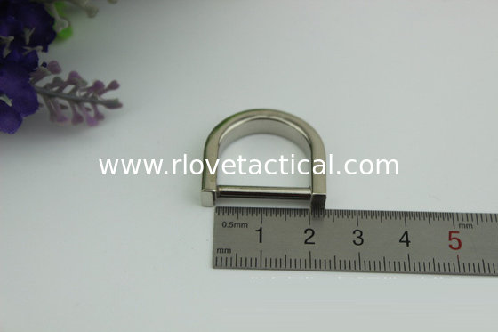 Classical design removeble light gold 20mm D ring buckle,hanging plating bag d-ring