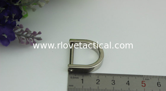 Classical design removeble light gold 20mm D ring buckle,hanging plating bag d-ring