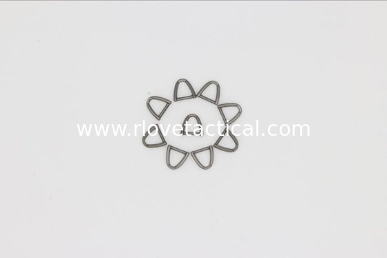 Small gun metal color zinc alloy bag metal d ring 7 mm with nickel free