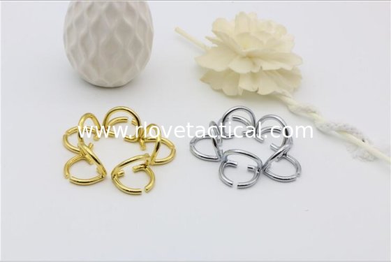 Design decorative accessory zinc alloy double d rings 15 mm for bags