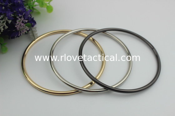 Classic high end light gold iron wire metal o ring 100 mm for sales