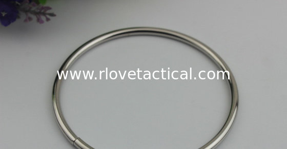 Cheap Customized Handbag Metal Iron Wire Light Gold Big Size 90 mm O Rings For Strap