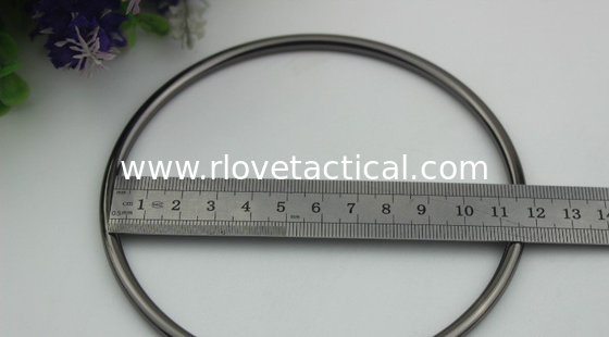 Custom Made Big Size 113 MM Bag Hardware Welding Metal O Rings With Hanging Plating