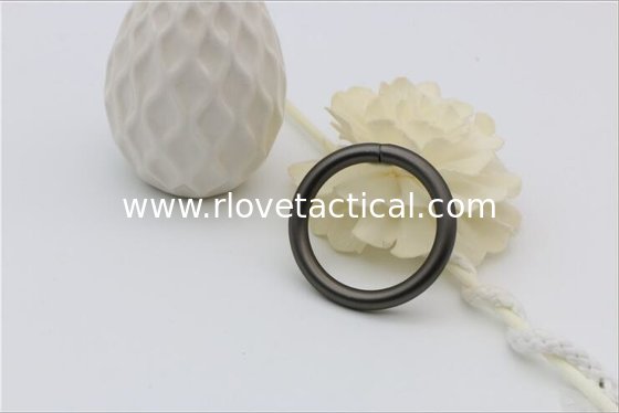OEM Design 33 MM Gunmetal Color Iron Wire Bag O Rings For Sales