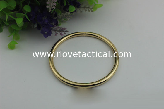 India Market Hot Sales 6 MM Thickness Welded Wire Iron Metal Round Buckles With Polishing