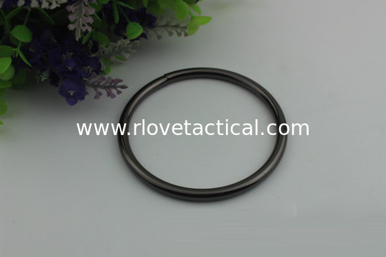 India Market Hot Sales 6 MM Thickness Welded Wire Iron Metal Round Buckles With Polishing