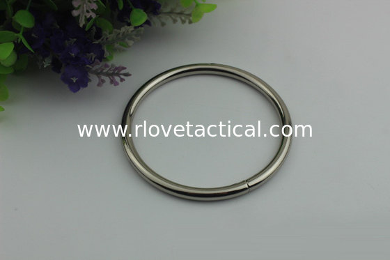 India Market Hot Sales 6 MM Thickness Welded Wire Iron Metal Round Buckles With Polishing