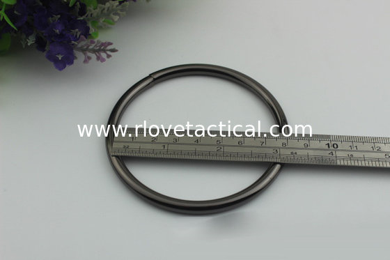 India Market Hot Sales 6 MM Thickness Welded Wire Iron Metal Round Buckles With Polishing