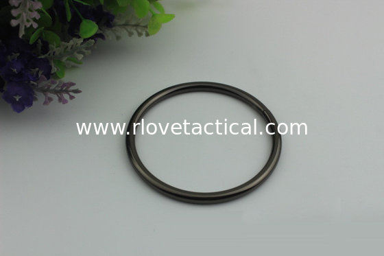 Factory Designing 63 MM Gunmetal Color Bag Hardware Metal Round Rings For Leather